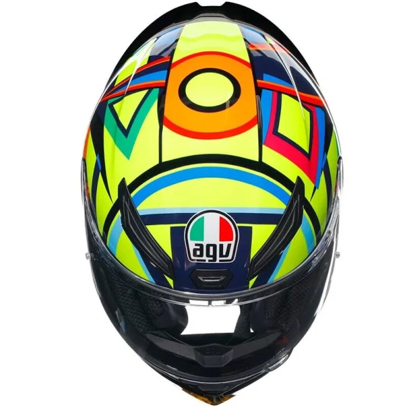 Capacete AGV K1 Replica Soleluna 2017 (Valentino Rossi) - Capacete AGV ...