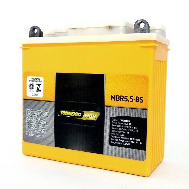 Bateria Selada Pioneiro Yamaha RD/RDZ/YBR 125 MBR5,5-BS 12v 5,5Ah ...